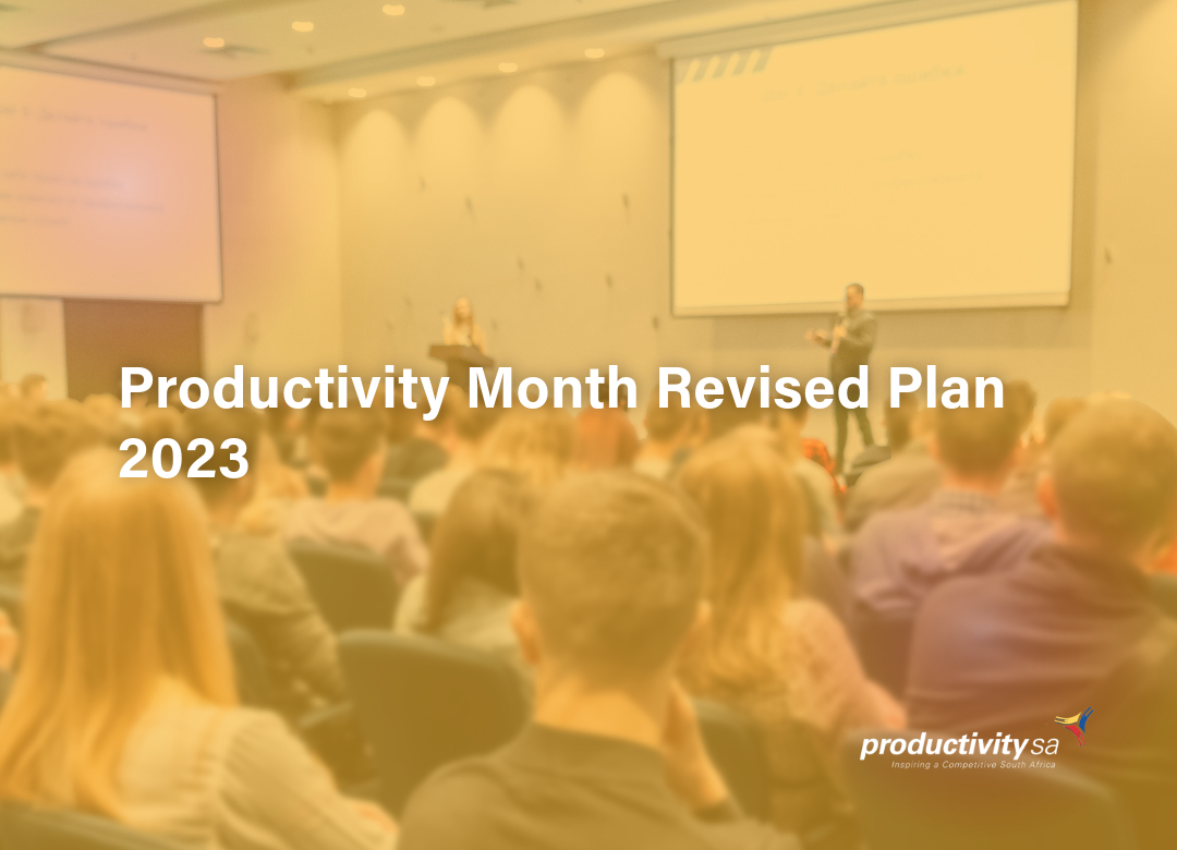 Productivity Month Revised Plan 2023 - Productivity SA