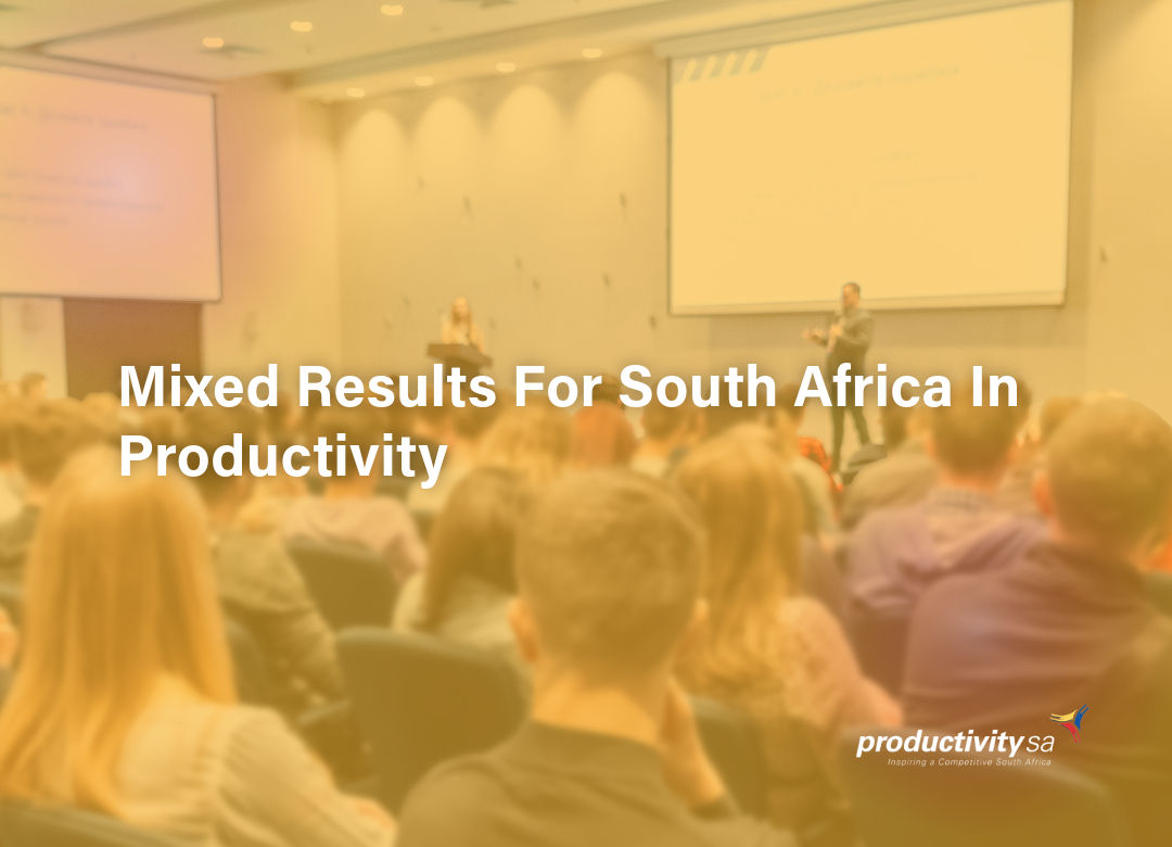 Mixed Results For South Africa In Productivity - Productivity SA